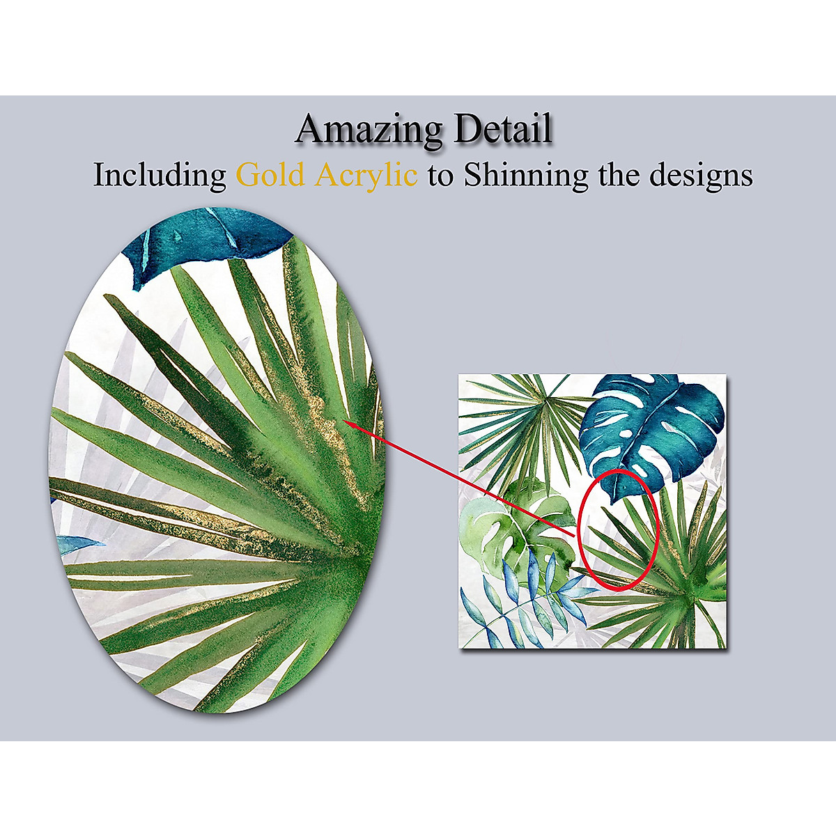 Artmaple Paint by Number for Adults Beginner Kids CANVAS ONLY, Ideal Gift Choice for Birthday,Anniversary or Any Festival. DIY Acrylic for Decor Canvas Roll (16x16inch, Tropical)