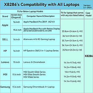 Smatree Hard EVA Protective Case for 16 inch HP Spectre x360 2-in-1 Laptop 16t-f2000 /16-f2047nr/16-f2097nr/16-aa0097nr/16-aa0047n/16t-aa000, for 16.1inch Spectre x360 2-in-1 Laptop 16t-aa000 (X8286)