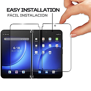 Screen Protector Antishock Anti-Shatter Anti-Scratch Compatible with Microsoft Surface Duo 2