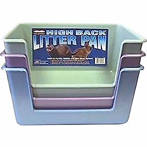 Marshall High Back Ferret Litter Pan (Single Pan. Colors May Vary.)