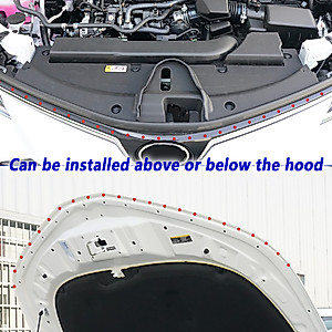 Car LED Hood Light,Waterproof LED Light Strips Cool Monochromatic Car LED Light for Car Lights Exterior,Universal Car Accessories(59inch White)