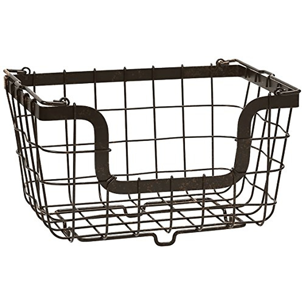 Gourmet Basics by Mikasa General Store Stacking/Nesting Metal Basket