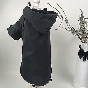 Dog Winter Clothes Dog Reflective Hoodie Pet Raincoat Waterproof Dazzling Jacket Thickened Autumn Winter Padded Jacket and Reflective Warm Sweater Color Changed Pet Pet Clothes for Medium Dogs Boys