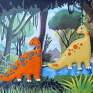 Dinosaur Cookie Cutter Set, 8 Piece, Premium Food-Grade Stainless Steel, Dishwasher Safe