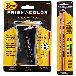 Prismacolor Blender Pencil Colorless (2 Piece) & Premier Pencil Sharpener