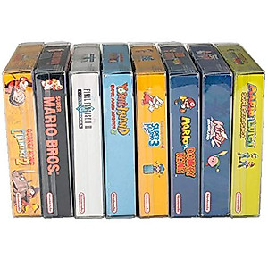 Game Boy Clear Plastic Box Protector - 25 Pieces for Sleeve Storage Box Video Game Display Cart Case Crystal Clear – Scratch Resistant