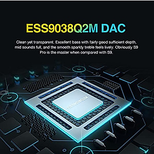 HIDIZS S9 PRO Balanced & Single-Ended Mini HiFi DAC & AMP, 768kHz/32Bit, DSD512 Portable Audio Decoding Amplifier for iPhone iPod Android PC with Windows/Mac OS/iOS/iPad OS System (Black)