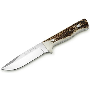 PUMA IP Nordic I Stag Spanish Made Hunting Knife with Leather Sheath