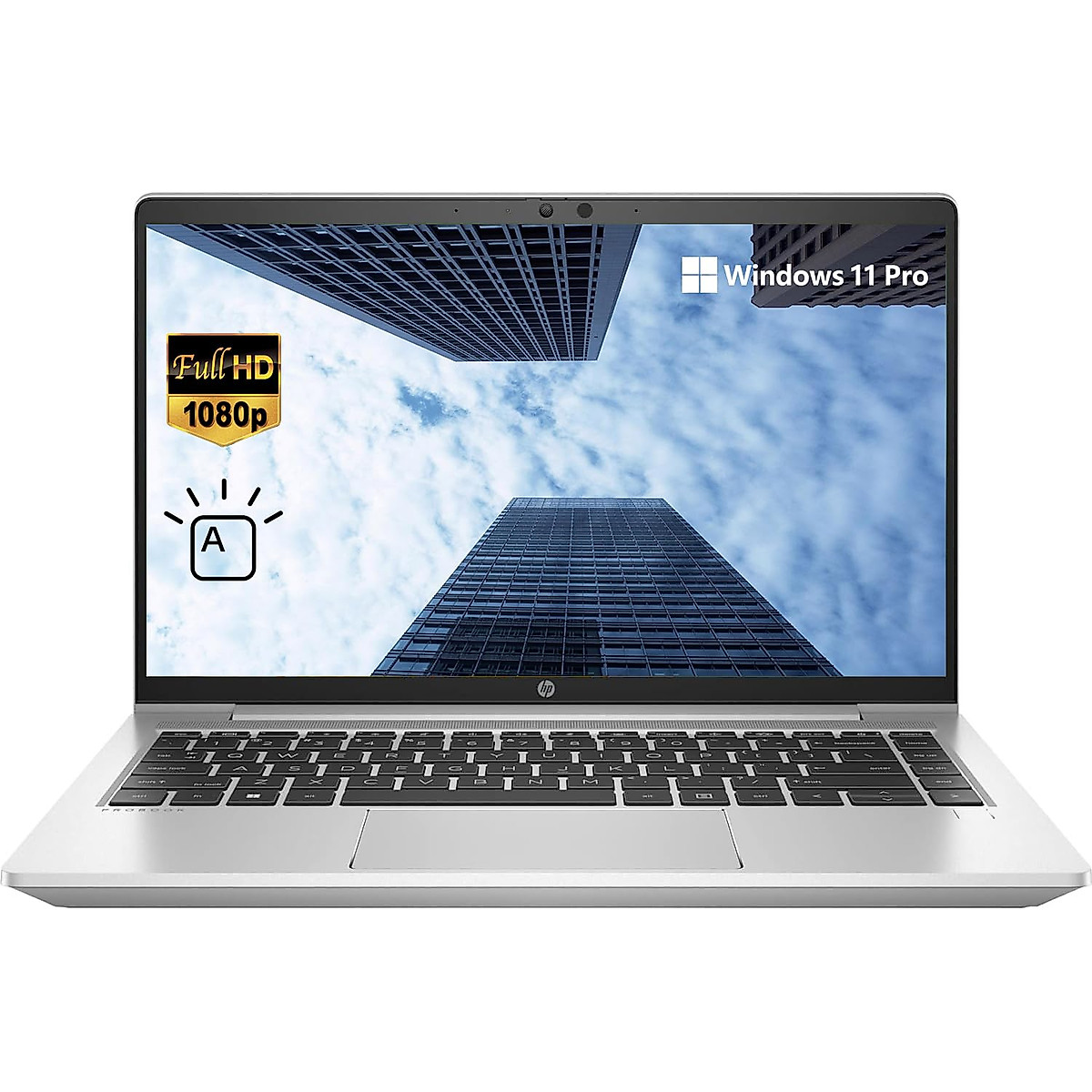 HP ProBook G8 14" FHD Notebook Business Laptop, AMD Ryzen 5 5600U 6-Cores, 32GB RAM 1TB PCIe SSD, Backlit Keyboard, Webcam, HDMI, WiFi, Wolf Security, Windows 10 Pro