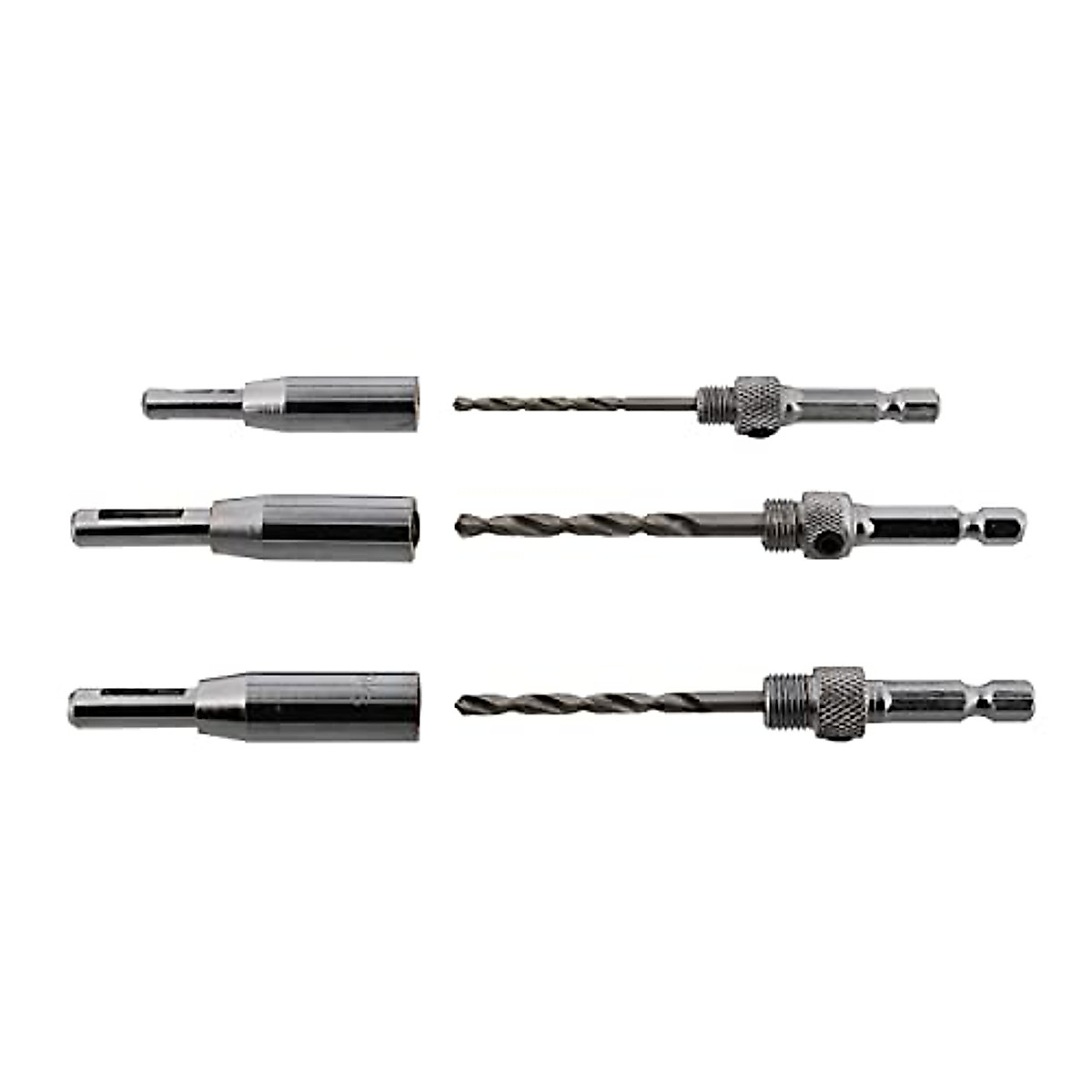 Deadwood Crafted Tools VIX Self Centering Drill Bit Set - 7/64, 9/64, and 11/64in Wood Drill Bits for Hinges and Shelves