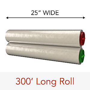 Xyron Standard Laminate Refill for XM2500, Dual, 25" x 300', Refill Cartridge, Cold Lamination (DL403-300), Clear