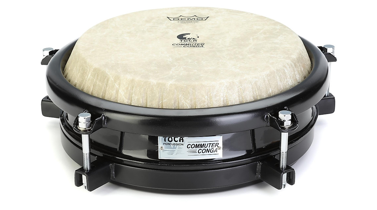 Toca Percussion Commuter Conga - 10 Inch Shallow Drum for Musicians