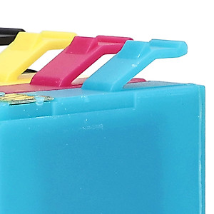 Gonetre Ink Replacement Combo Pack Ink 4 Colors Bk C M Y Abs Housing Fadeless Printing Combo Pack for Xp 200