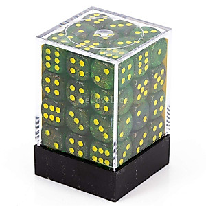 Chessex Borealis Maple Green D6 12mm Dice Set [CHX27965]