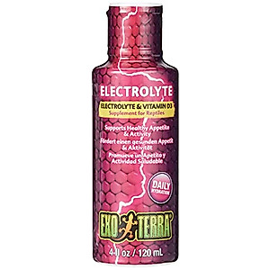 Exo Terra Exo Terra Electrolyte & Vitamin D3 Supplement, 120 ml