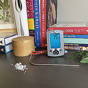 Taylor Instant Read Wired Probe Digital Meat Food Grill BBQ Cooking Kitchen Thermometer White