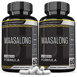 (2 Pack) Maasalong All Natural Advanced Men's Health Masalong Formula 120 Capsules