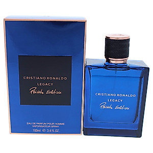 CR7 Cristiano Ronaldo Legacy Private Edition - Bold & Sensual Fragrance For Men - Luxurious, Bold & Sexy Scent - Woody & Warm Aroma - Perfect For A Romantic Evening - Long Lasting - 3.4 Oz EDT Spray
