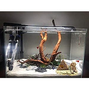 M2cbridge Aquarium Decor Castle Fish Tank Decoration Stands Egyptian Pyramid Rockery Hiding Cave Tree House Hideout (Egyptian Pyramid)