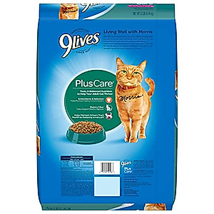 9Lives Plus Care Dry Cat Food, 12 lb. Bag