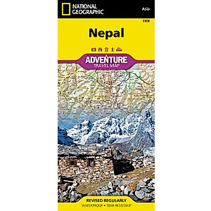 Nepal Map (National Geographic Adventure Map, 3000)