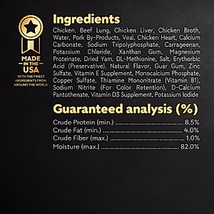 CESAR Adult Wet Dog Food Classic Loaf in Sauce Chicken & Veal Recipe, 3.5 oz. Easy Peel Trays, Pack of 24