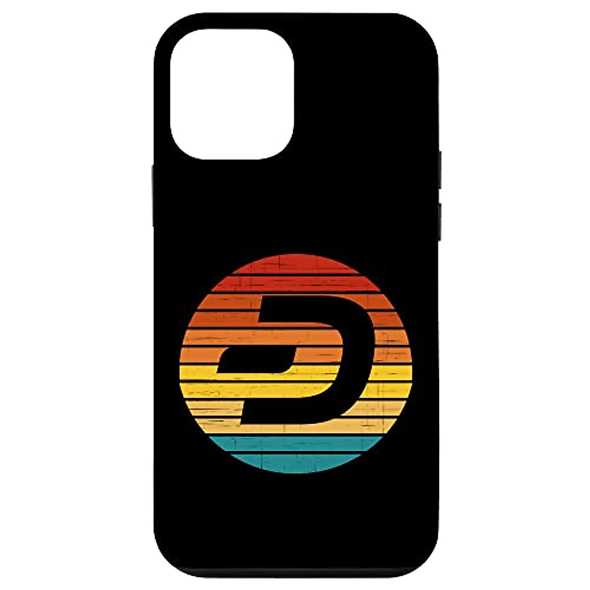 iPhone 12 mini Dash Crypto Vintage Retro Sunset Design 60s 70s Case