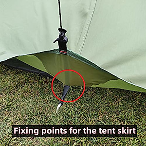 Longeek 2 Person Camping Tent 4 Seasons Backpacking Ultralight Easy Up Hot Teepee