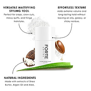 Hair Texture Powder by Forte Series, Volumizer for Fine Hair Volumizing Products for Men (0.1 oz)
