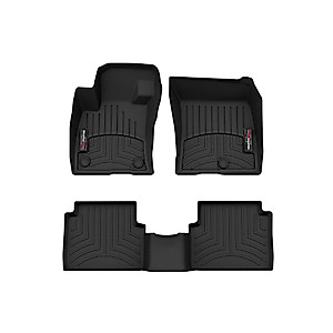 WeatherTech Custom Fit FloorLiners for Ford Maverick - 1st & 2nd Row (441642-1-3), Black