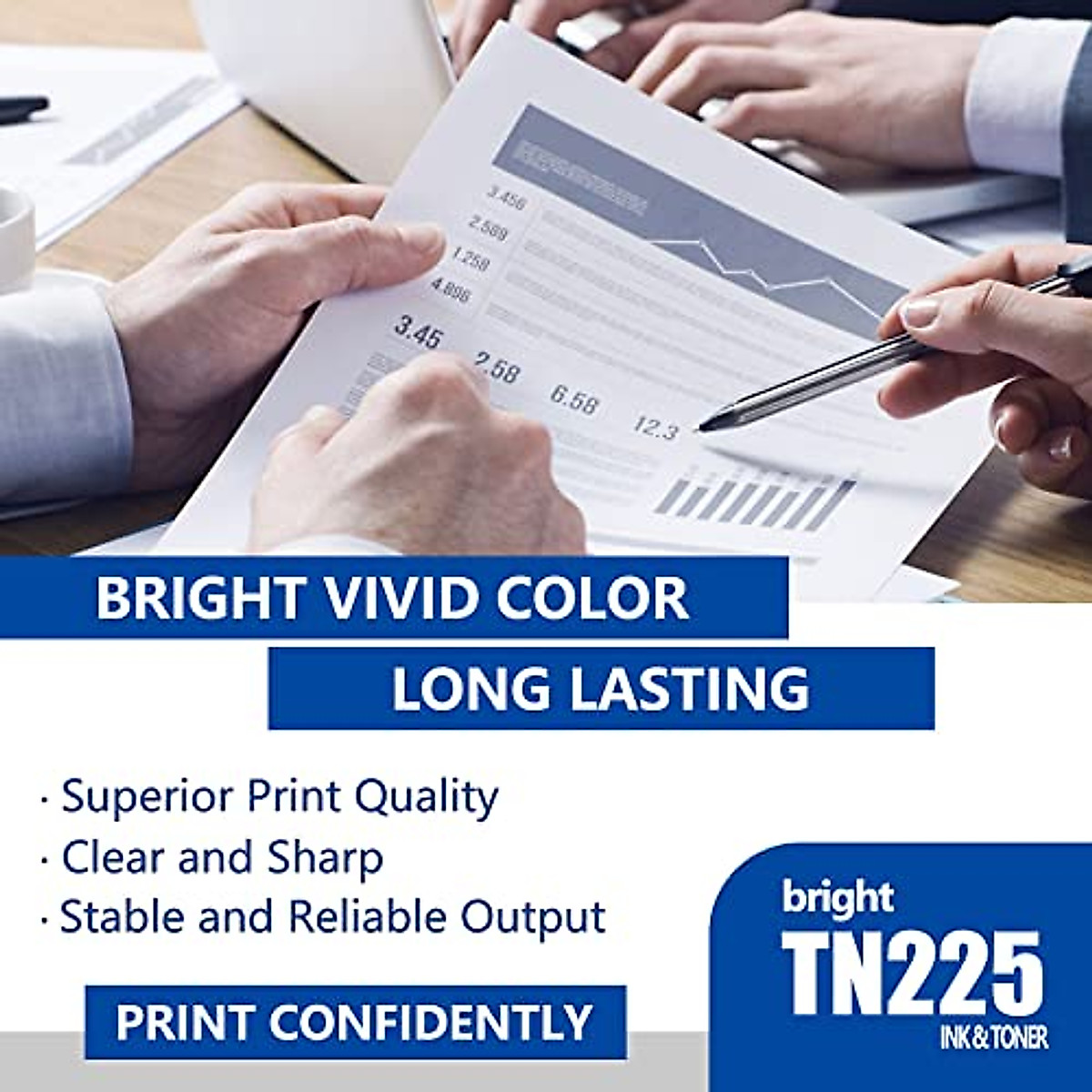 TN225BK (Black, 3-Pack) High Yield TN225 Toner Cartridge EAXIUE Compatible Replacement for Brother HL-3140CW 3180CDW DCP-9015CDW 9020CDN MFC-9130CW 9140CDN 9340CDW Printer by PALLAEAXIUCEMTONER