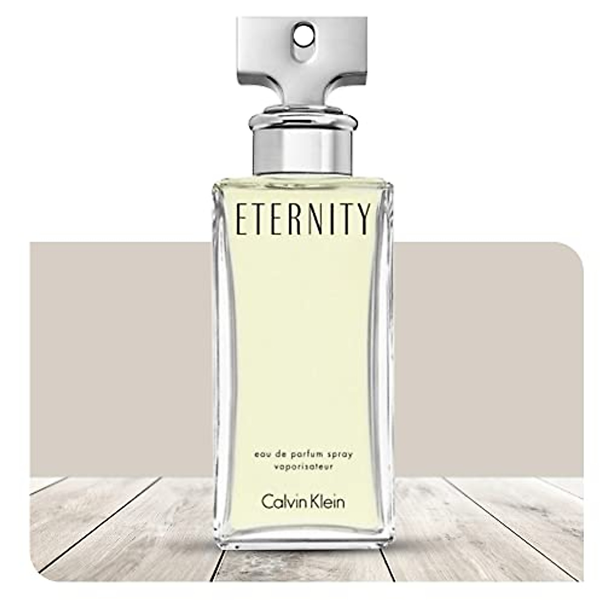 Eternity For Women Eau de Parfum, 3.3 Fl. Oz - Gift Set Pack With Luxury Faux Leather Travel Toiletry Bag + Portable Travel Size Refillable Perfume Atomizer Bottle