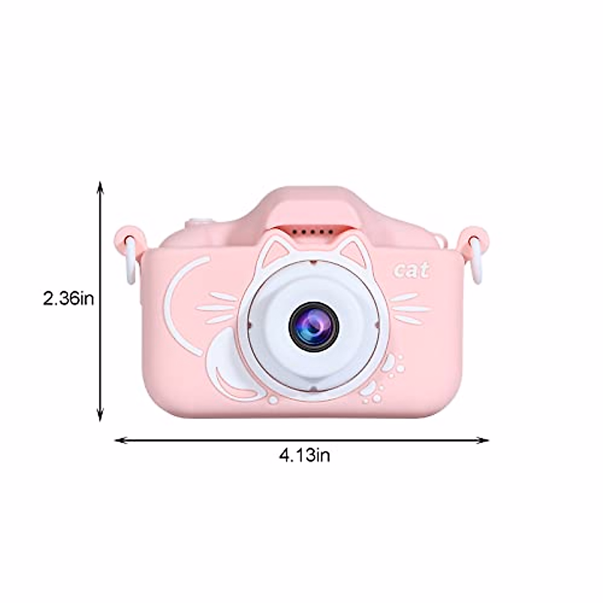 Kids Camera, New Mini Camera Photography & Video Recording, Front & Rear Dual 4000W Pixe-l HD Camera, Multiple Fliters Kids Camera Halloween