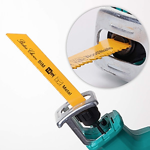 Bates- Reciprocating Saw Blades, 8 Pack, 6 inch, Saw Blade, Reciprocating Saw Blades Wood, Reciprocating Saw Blades Metal, Saw Blades Reciprocating Saw, Metal Cutting Reciprocating Saw Blades