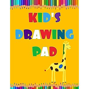 Kid's Drawing Pad A4: Drawing Paper for Children | Thick Paper – Large Format Sketch Book for Kids 210 x 297mm