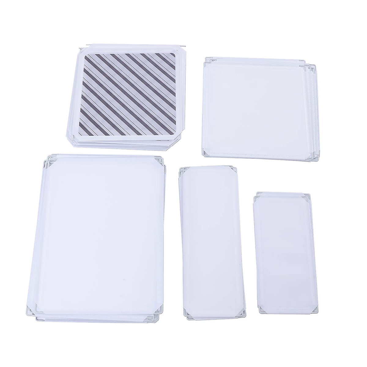 DYRABREST Simple Portable Wardrobe Closets Bedroom Armoire, White Modern Closet 8 Cube Shelf, Storage Organzier Clothes, Fashion Armoire Cabinet, Bedroom Armoires