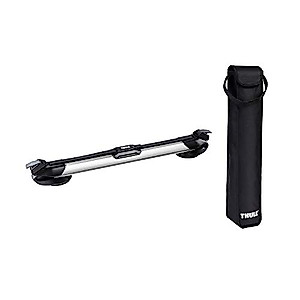 Thule Van Ladder - 9 Steps - 8.5Ft Extension - Telescoping Van Ladder - Easy Close System - EN:131 Compliant