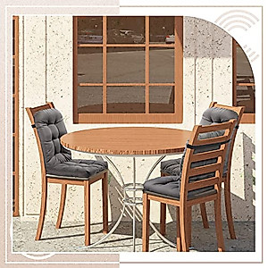 Geelin 2 Pack High Back Patio Chair Cushion Indoor Outdoor Seat Back Chair Cushion Tufted Pillow Waterproof Rocking Chair Pads Weather Resistant Cushions for Outdoor Swing Bench Wicker Furniture