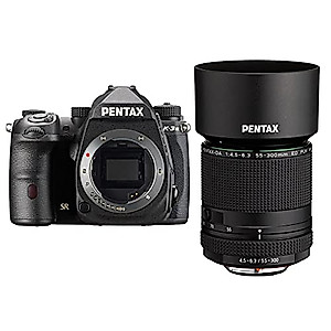Pentax K-3 Mark III APS-C-Format DSLR Camera Body, Black - with HD DA 55-300mm f/4.5-6.3 ED PLM WR RE Telephoto Zoom Lens