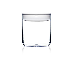 Click Clack Pantry Canister, 1.6-Quart, White Lid