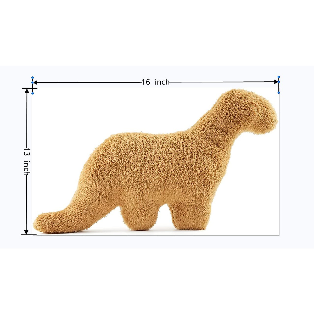 YAUYUOO Rainbow Family Plush Dino Pillow Plush Gift Ideas for Boys and Girls (Yellow)