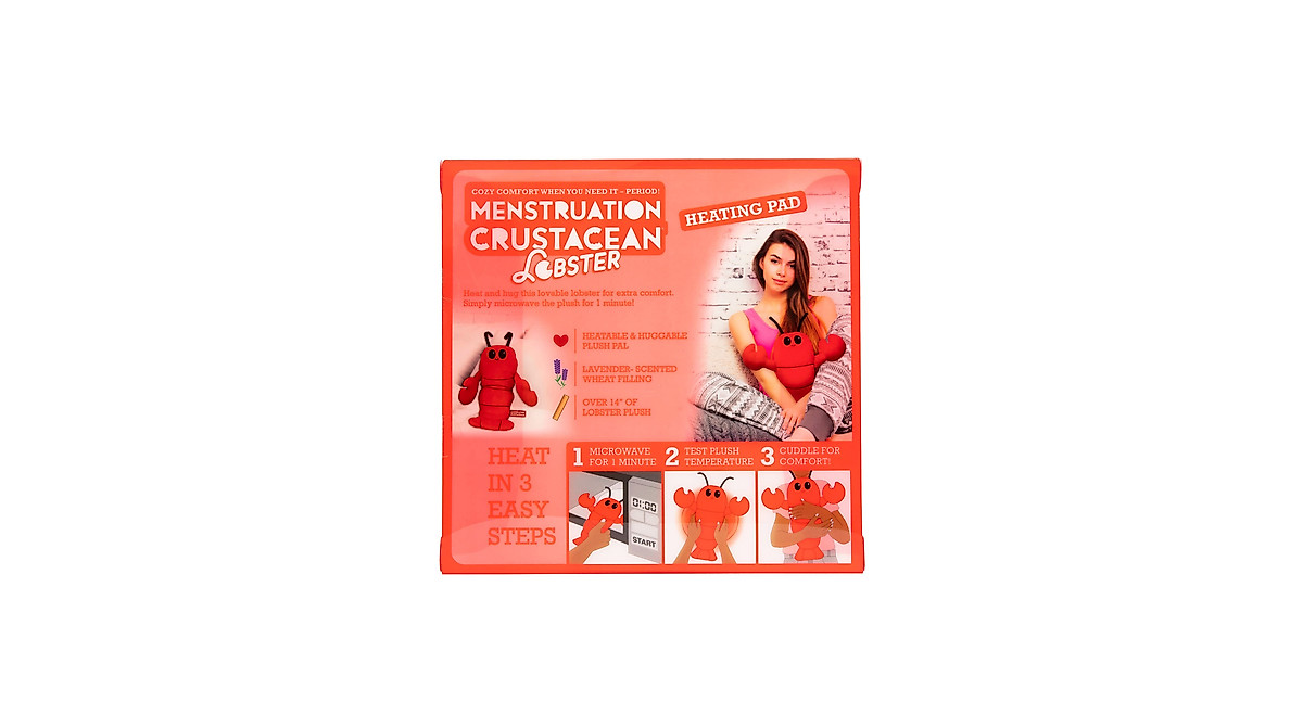 Menstruation Crustacean Lobster: Cute Lavender Heating Pad for Cramps