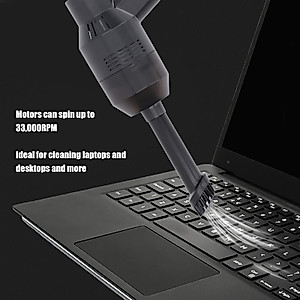 Cordless Electric Duster, Powerful DC5V Air Duster 33000RPM Comfortable PC ABS