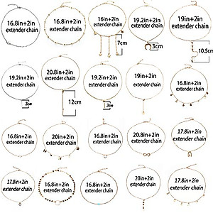 20 PCS Multipl Chain Necklaces for Women Fashion Pack- Locket Necklace Christmas Necklace Gold Necklace Choker Necklace Bar Necklace Butterfly Necklace Star Necklace Infinity Necklaces for Teen Gilrs
