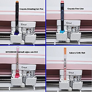 17 Packs Pen Adapter Set Compatible with Cricut (Explore Air, Air 2,Air 3, and Maker,Maker 3), Pen Adapter Compatible with (Sharpie/Bic/Crayola/Sakura/Pilot/Pentel/Paper Mate/Mitsubishi uni-Ball)