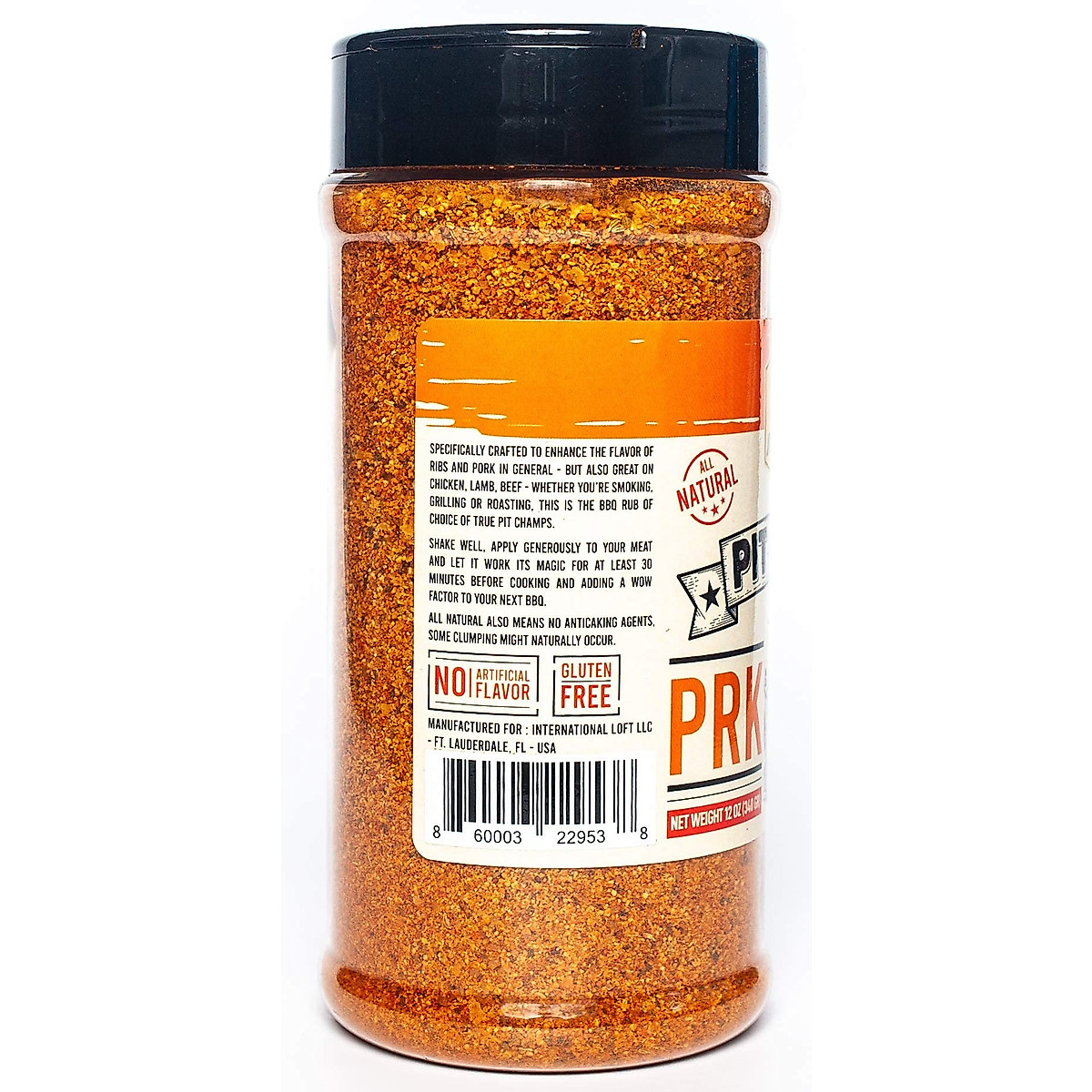 Buck N’ Ames PIT CHAMP PRK BBQ RUB | Ribs and Pork Barbecue Seasoning | Also Great on Chicken, Lamb, and Beef | ALL Natural |12 oz