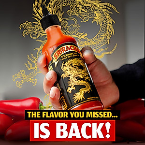 Underwood Ranches Limited Edition Dragon Sriracha Sauce - Hot Sauce, Perfect for Spicing Up Any Dish! - Made from Red Jalapeno Peppers That Started the Sriracha Movement, 17 oz - 2 Pack