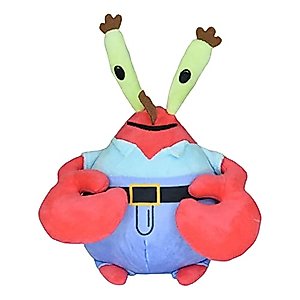 Spongebob Squarepants 6.5 Inch Character Plush | Mr Krabs