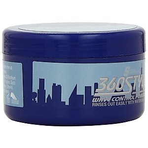Lusters S-Curl 360 Wave Control Pomade 3 Ounce (88ml) (2 Pack)