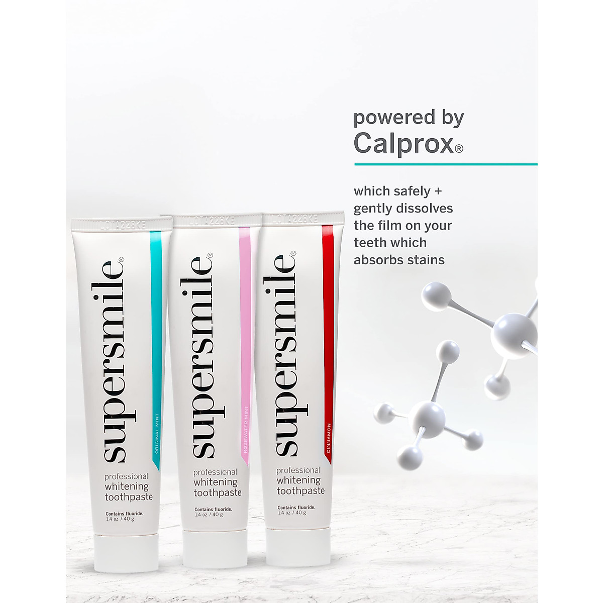 Supersmile Professional 4-Piece Flavor Sampler Kit w/ Whitening Toothpaste, Accelerator & Toothbrush